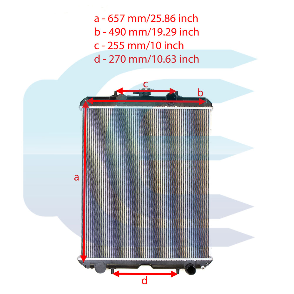 EXSOLID | EXCAVATOR PARTS ONLINE | EXSOLID EUROPE excavator parts | Water Tank Radiator for ...